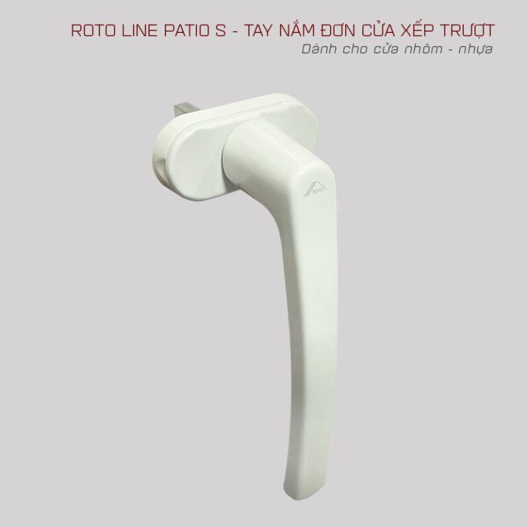 TAY NẮM ĐƠN CỬA XẾP TRƯỢT - ROTO LINE PATIO S - MÀU TRẮNG - 601166 ...