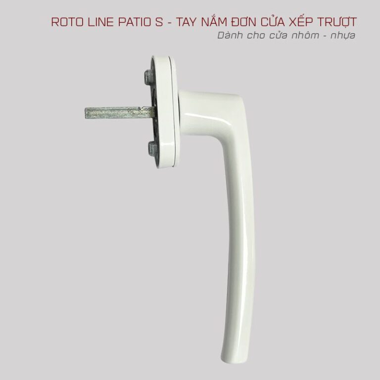 TAY NẮM ĐƠN CỬA XẾP TRƯỢT - ROTO LINE PATIO S - MÀU TRẮNG - 601166 ...